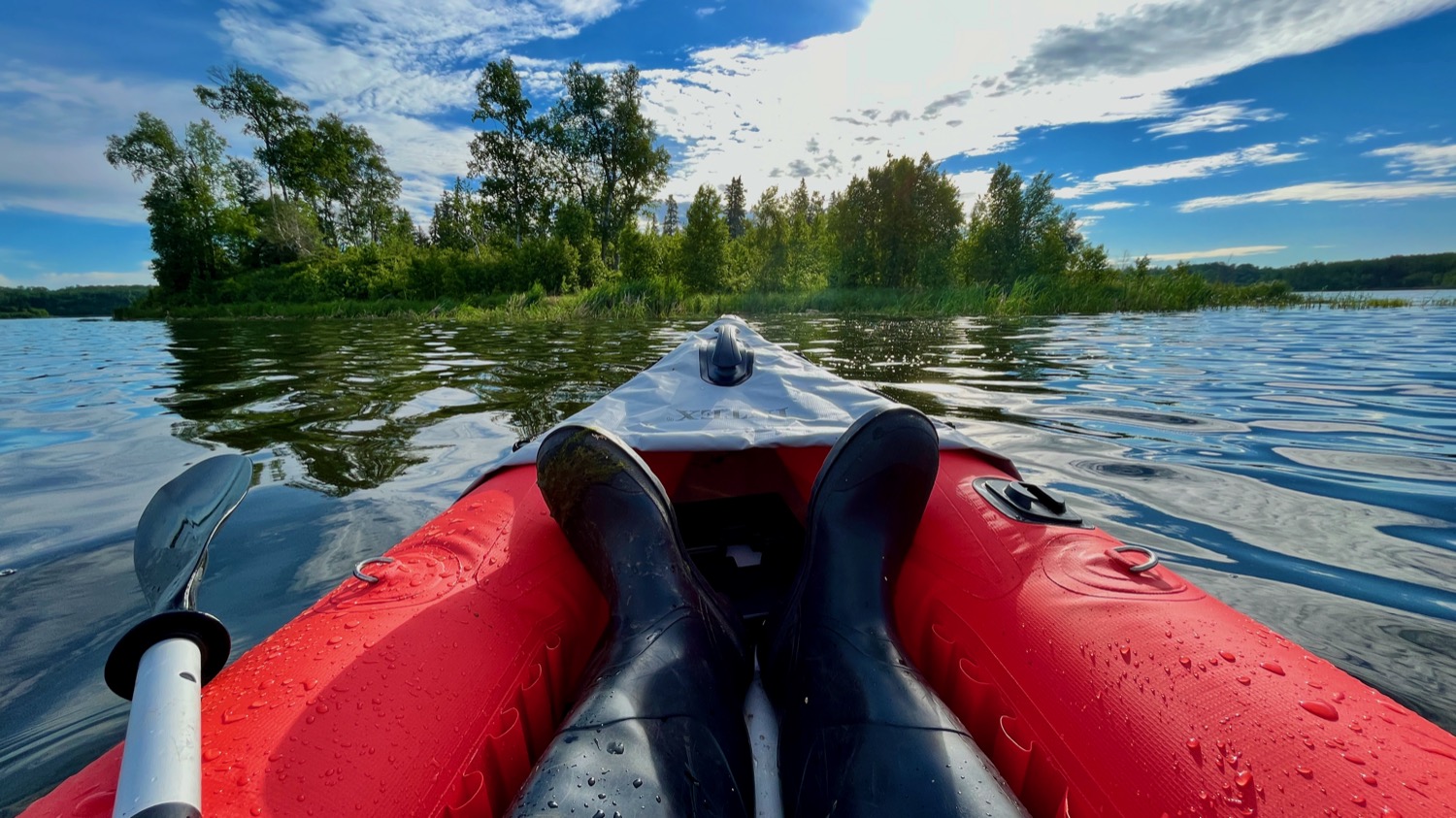 Kayaking on Islet Lake · Grant's Tracks